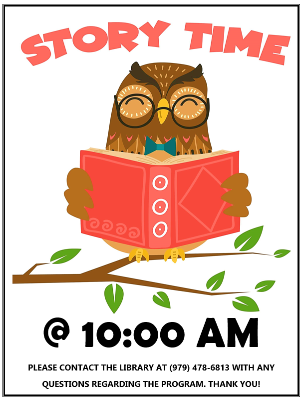 STORY TIME — Welcome to Knox Memorial Library